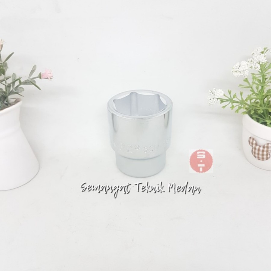 Jual TEKIRO MATA SOCK SOK 34mm 34 mm 3/4" 3/4 " DR 6 6pt 12 12pt pt ...