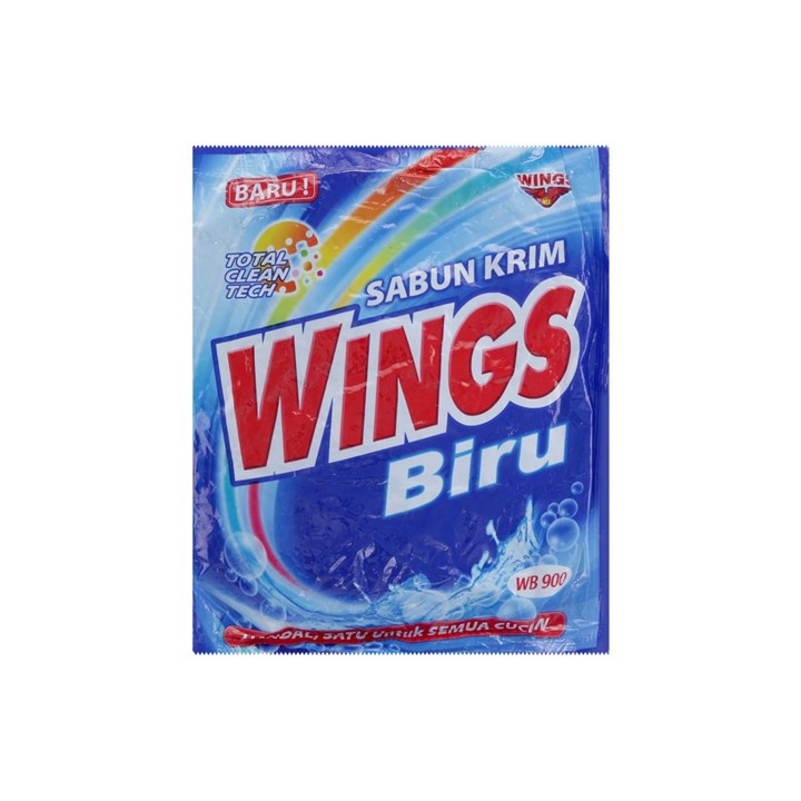 Jual Wings Biru Cream Detergent Sachet 512gr | Shopee Indonesia
