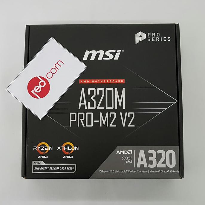 Jual MSI A320M PRO M2 V2 - MSI A320M Pro-M2 V2 HEMAT | Shopee Indonesia