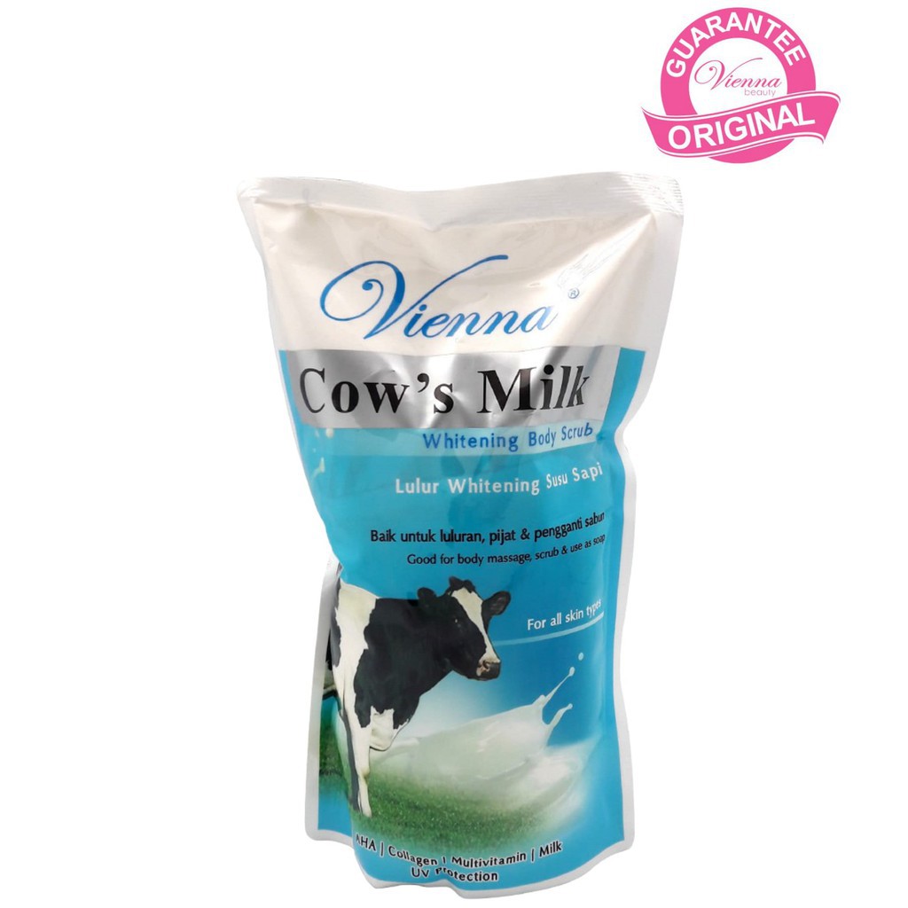 Jual VIENNA COW MILK BODY SCRUB 1KG POT dan POUCH | Shopee Indonesia