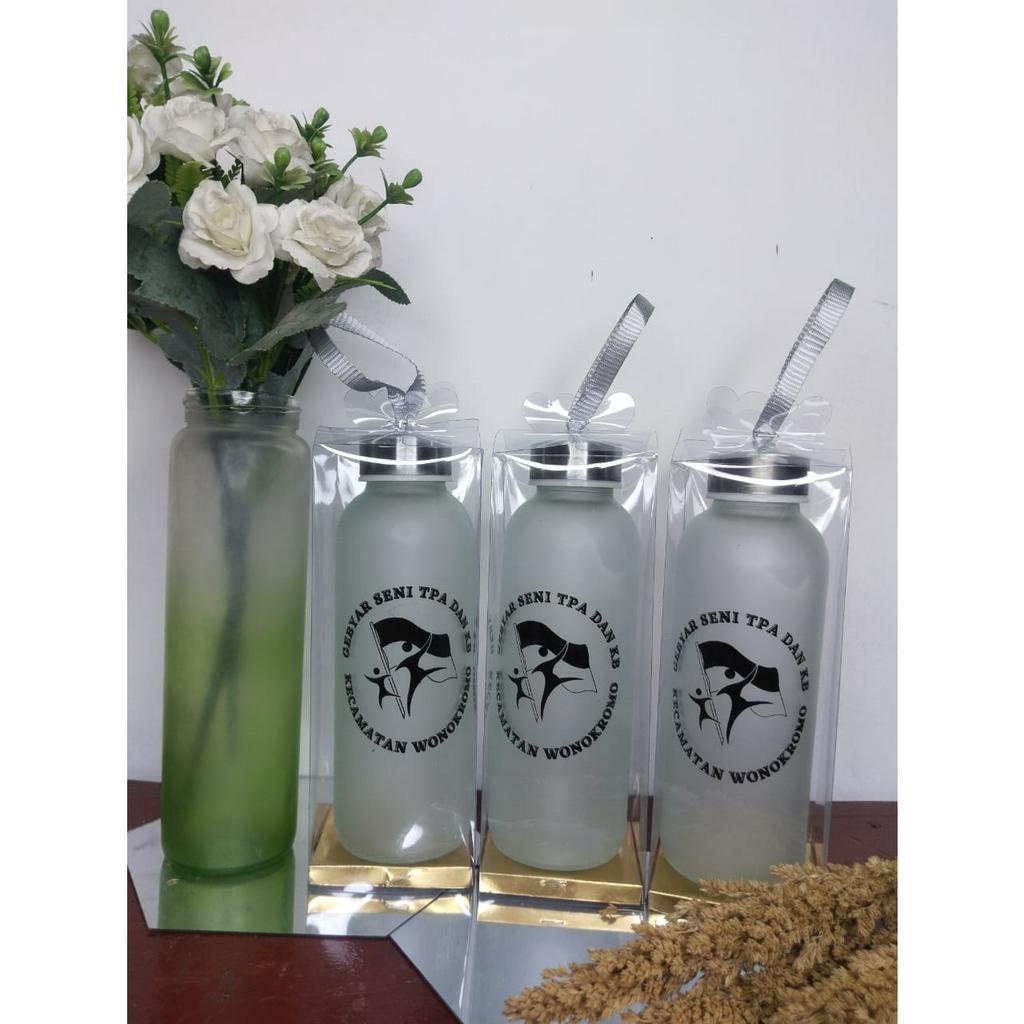 Jual BOTOL KACA DOFF 450ML - BOTOL KACA CUSTOM | Shopee Indonesia