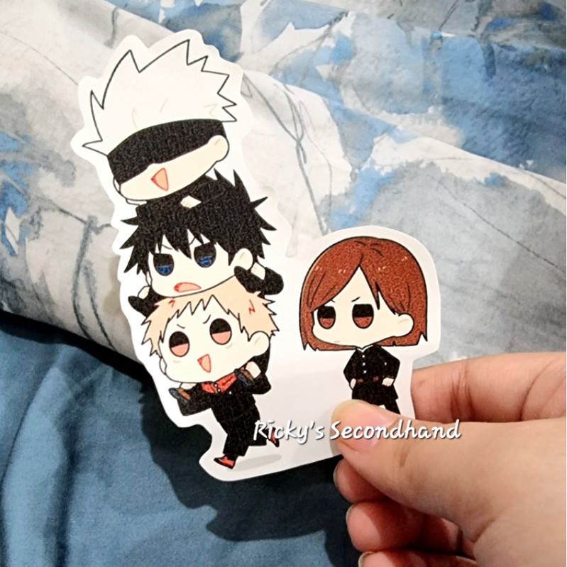 Jual Sticker JJK Lucu Waterproof Anti Air stiker jujutsu kaisen gojo ...