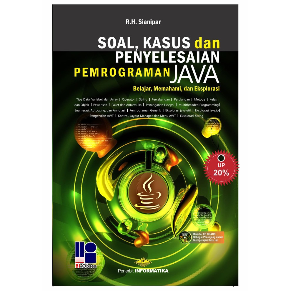 Jual SOAL, KASUS DAN PENYELESAIN PEMROGRAMAN JAVA +CD | Shopee Indonesia