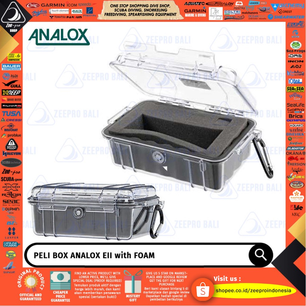 Jual Peli-Box Analox EII with Foam Kotak Aksesoris Oxygen Analyzer ...