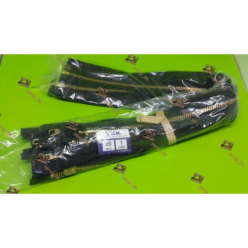 Jual resleting Jaket Besi YKK Hitam 50cm Dan 60cm | Shopee Indonesia