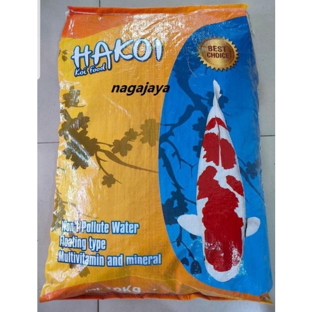 Jual pelet koi hakoi Super 5mm 10 kg makanan ikan koi 5 mm 10 kg ...