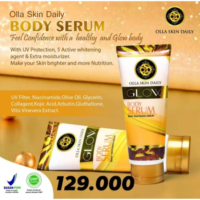 Jual SALE - Body serum kemasan Tube OSD Olla skin daily (BS) | Shopee ...