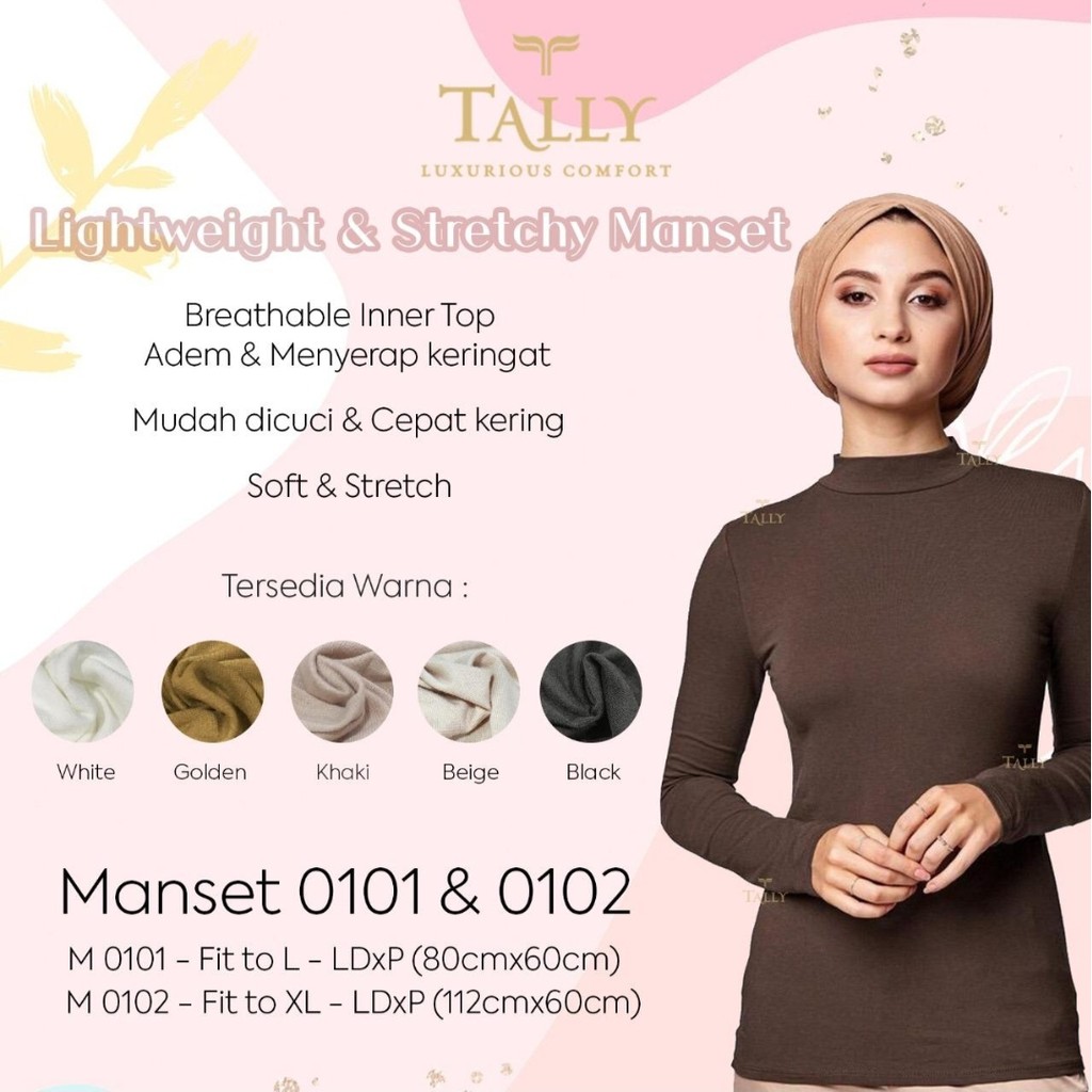 Jual TALLY 0101 & 0102 - MANSET WANITA SOFT & STRECH | Shopee Indonesia