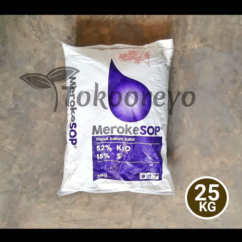 Jual PUPUK MEROKE SOP 25 KG KEMASAN PABRIK VIA GOSEND GRAB | Shopee ...
