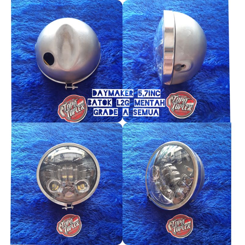 Jual daymaker reflektor daymaker 16led 5,7inc grade A sett batok l2g ...
