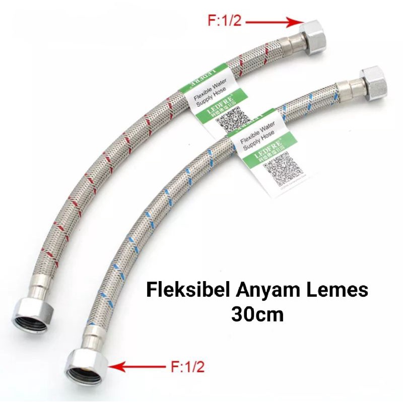 Jual Selang Fleksibel Hose Anyam Lemes 30cm | Shopee Indonesia