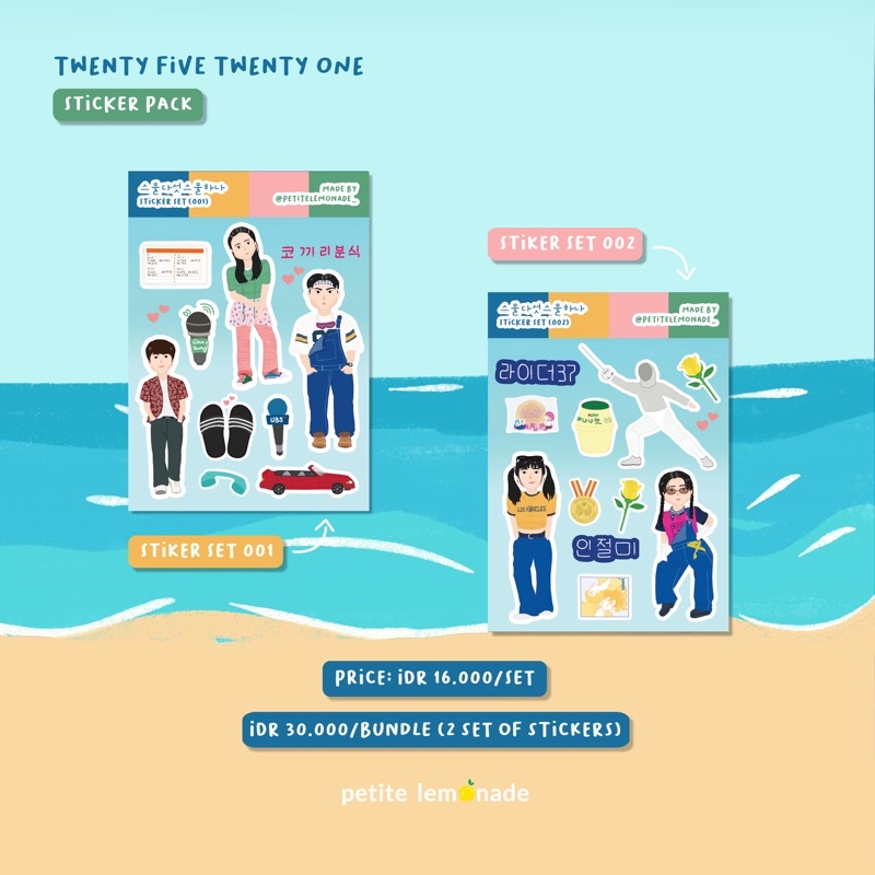 Jual Twenty Five Twenty One (2521) Sticker set | Shopee Indonesia