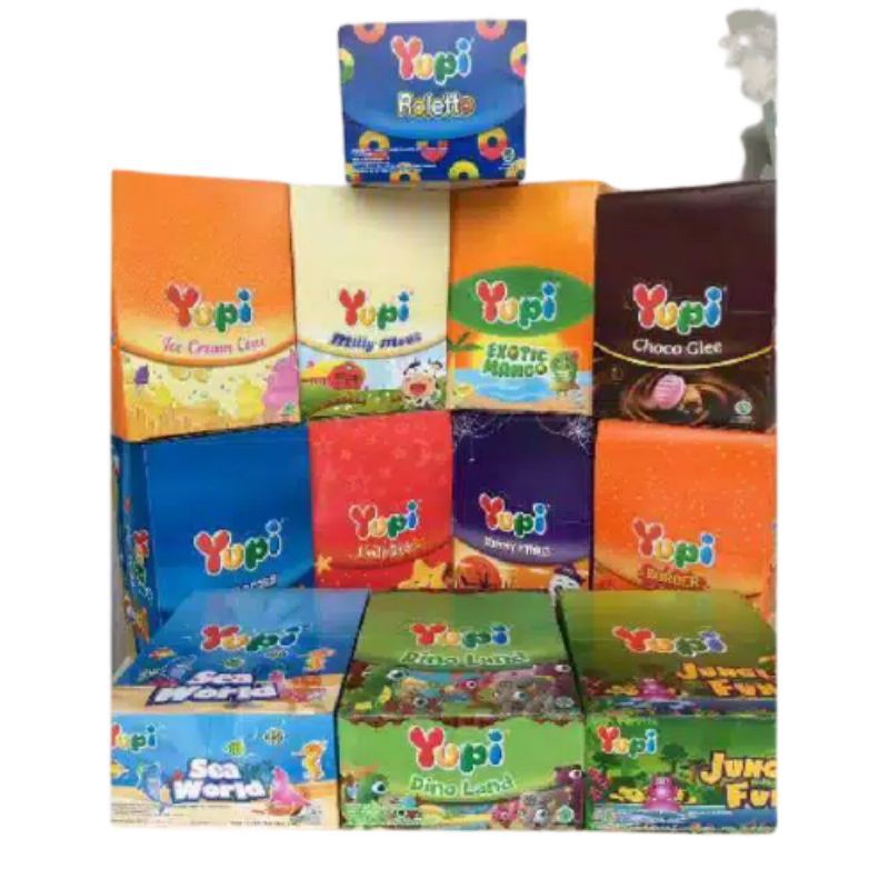 Jual Yupi Box 500 (Isi 24pcs) / Yupi Box 1000 (Isi 12pcs) Baby Bear ...
