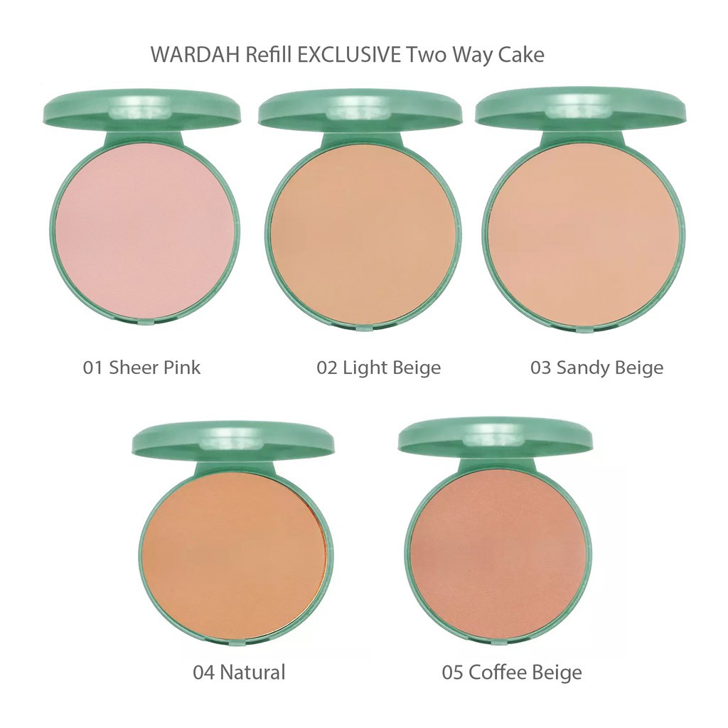 Jual Wardah Exclusive Two Way Cake Reffil | Shopee Indonesia