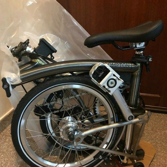 Jual Sepeda Lipat Brompton M6L-X Raw Lacquer Titanium | Shopee Indonesia