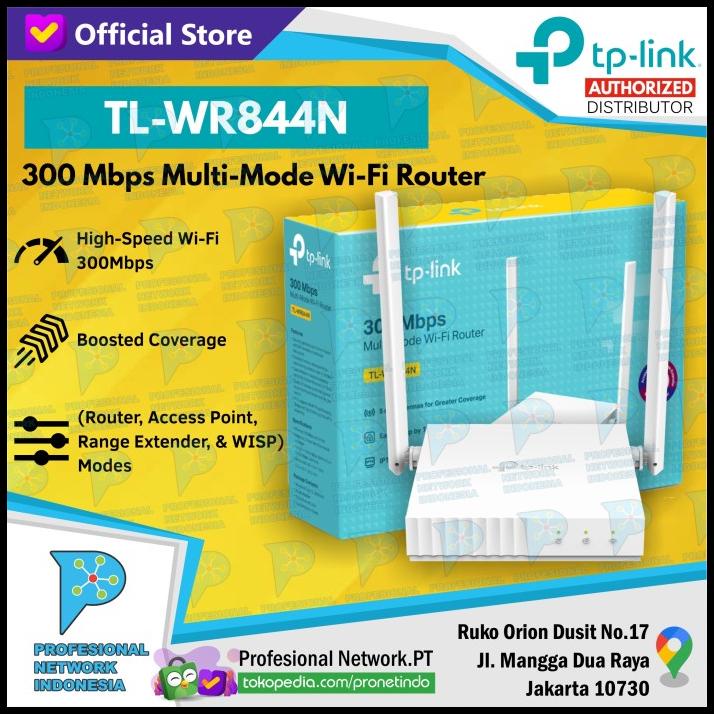 Jual Tp-Link Tl-Wr844N 300 Mbps Multi-Mode Wi-Fi Router 4 Port Lan ...