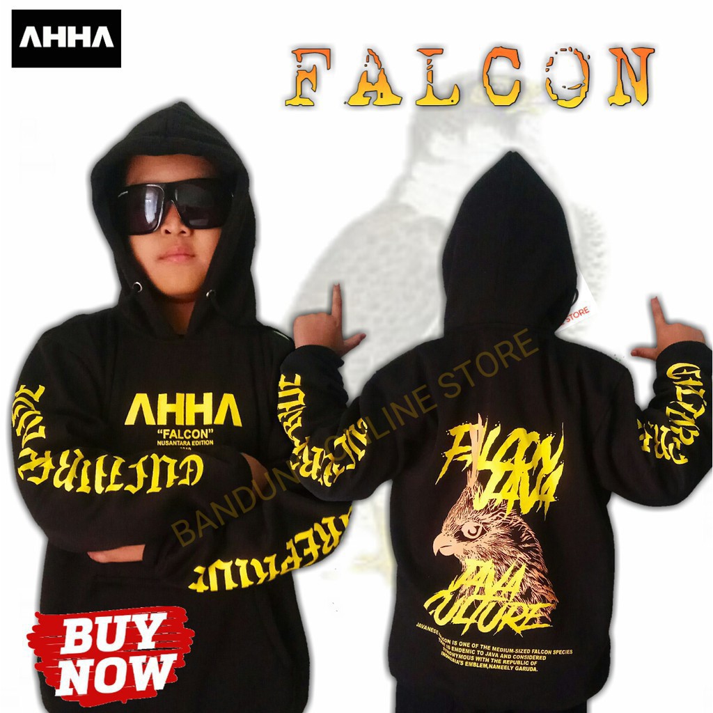 Jual Jaket Hoodie AHHA PALCON Anak Usia 6-12 Tahun Premium Distro Bahan ...