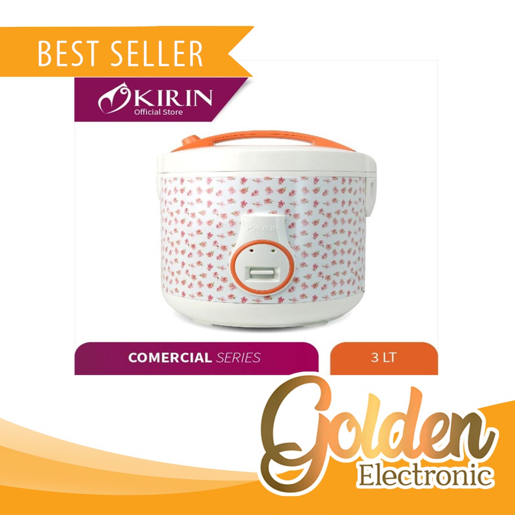 Jual Rice Cooker Kirin KRC-188WH Kapasitas 3 Liter / KRC 188 WH | Shopee Indonesia