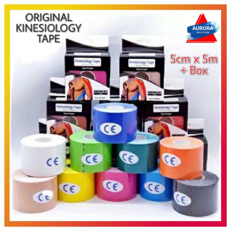 Jual Kinesiology Tape Kinesio Tapping Plester Taping Olahraga Perban Terapi Otot Original ...