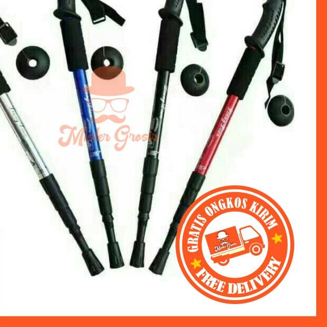 Jual [BISA ] Treking Pole Model Lurus Tongkat Gunung Tracking Pole ...