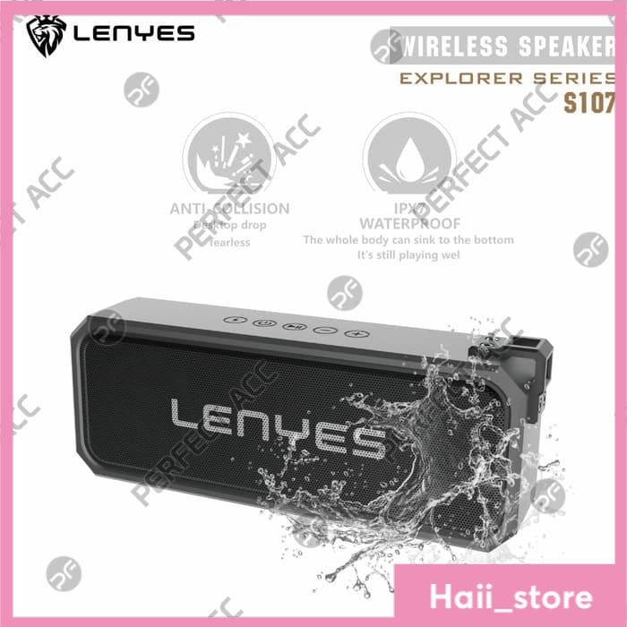 Jual LENYES BLUETOOTH SPEAKER S107 WATERPROOF | Shopee Indonesia