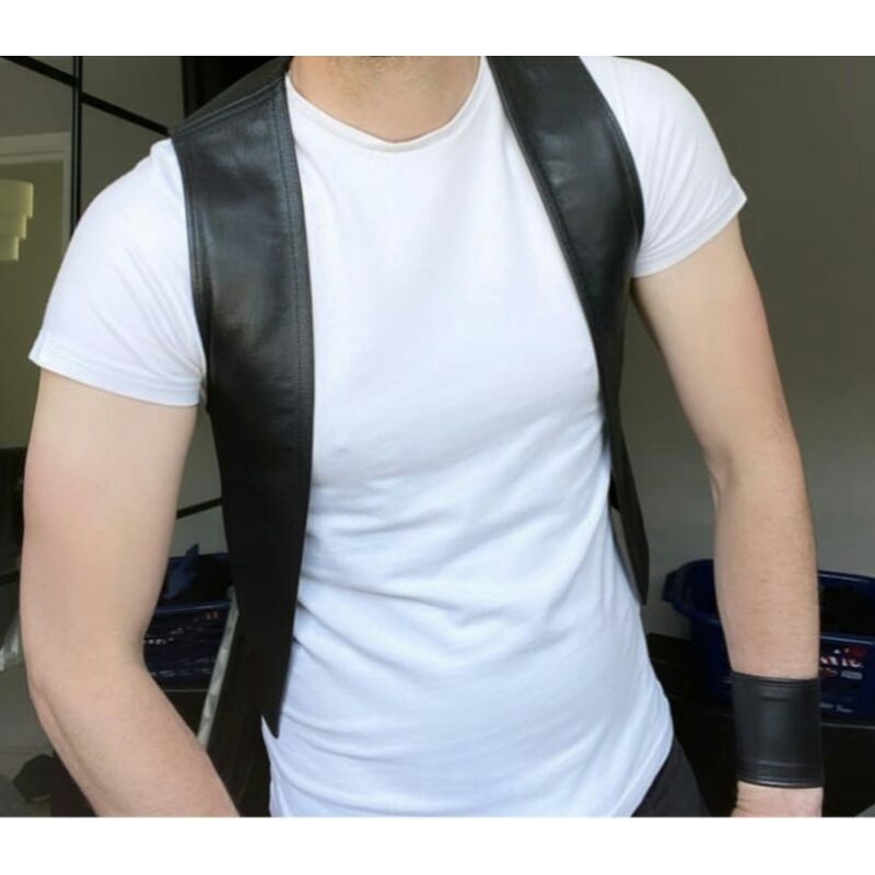 Jual vest kulit slim | Shopee Indonesia