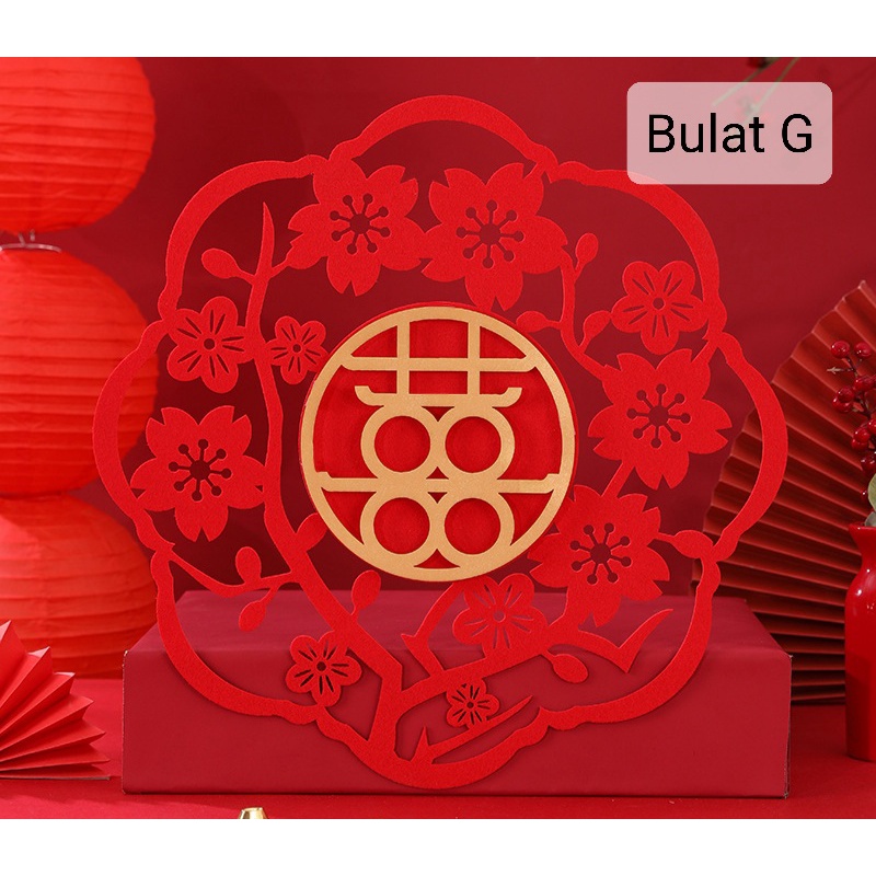 Jual [SHUANG XI DINDING] Tempelan Hiasan Dinding dan Pintu Shuang Xi ...