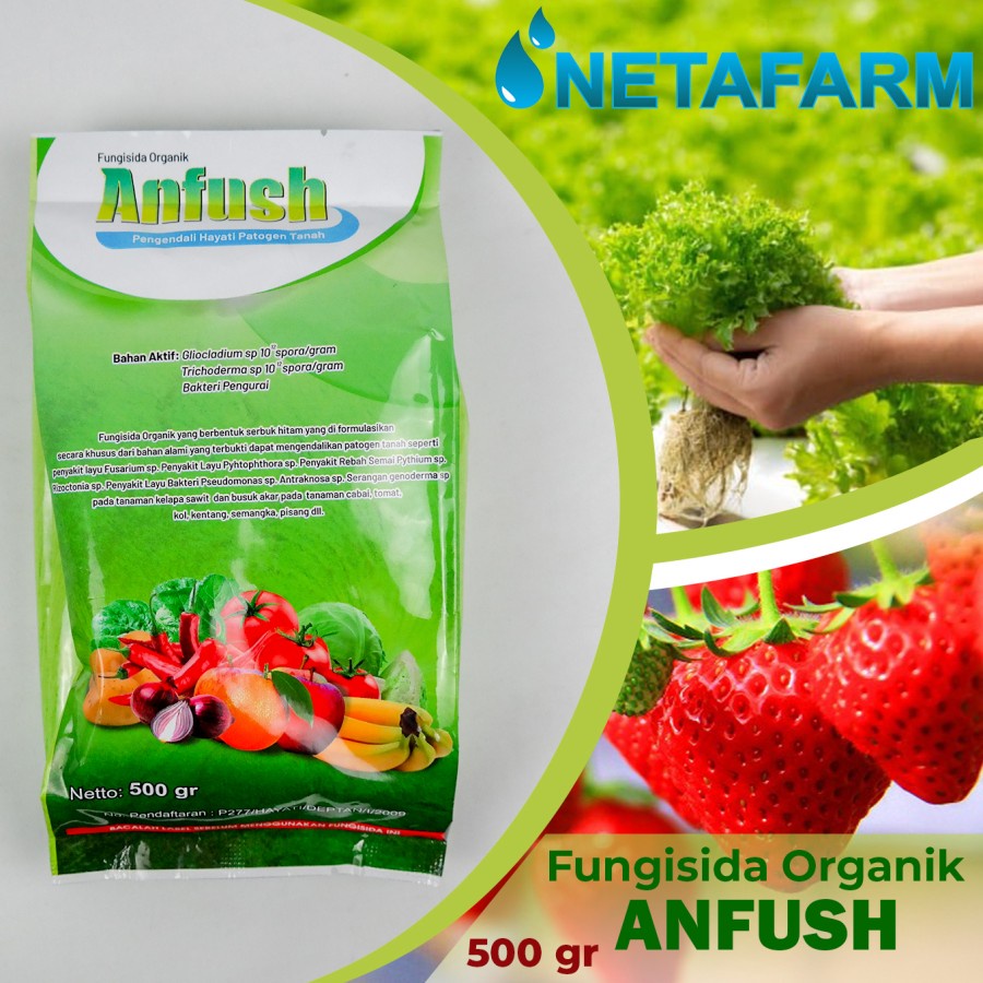 Jual Pupuk Fungisida Organik Tricoderma Gliocaldium ANFUSH - 500gr 1pcs ...
