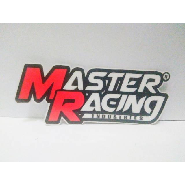 Jual STIKER MASTER RACING - minim. order 10pcs (pilihan bebas/acak ...