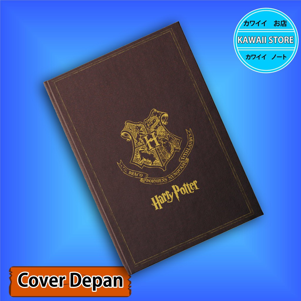 Jual Notebook / Pocket book Hard Cover HARRY POTTER HOGWARTS LOGO uk A5 ...