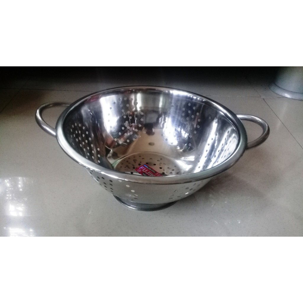Jual Sangku Bakul Nasi 24 cm Colander Stainless Steel 555 - Fujika ...