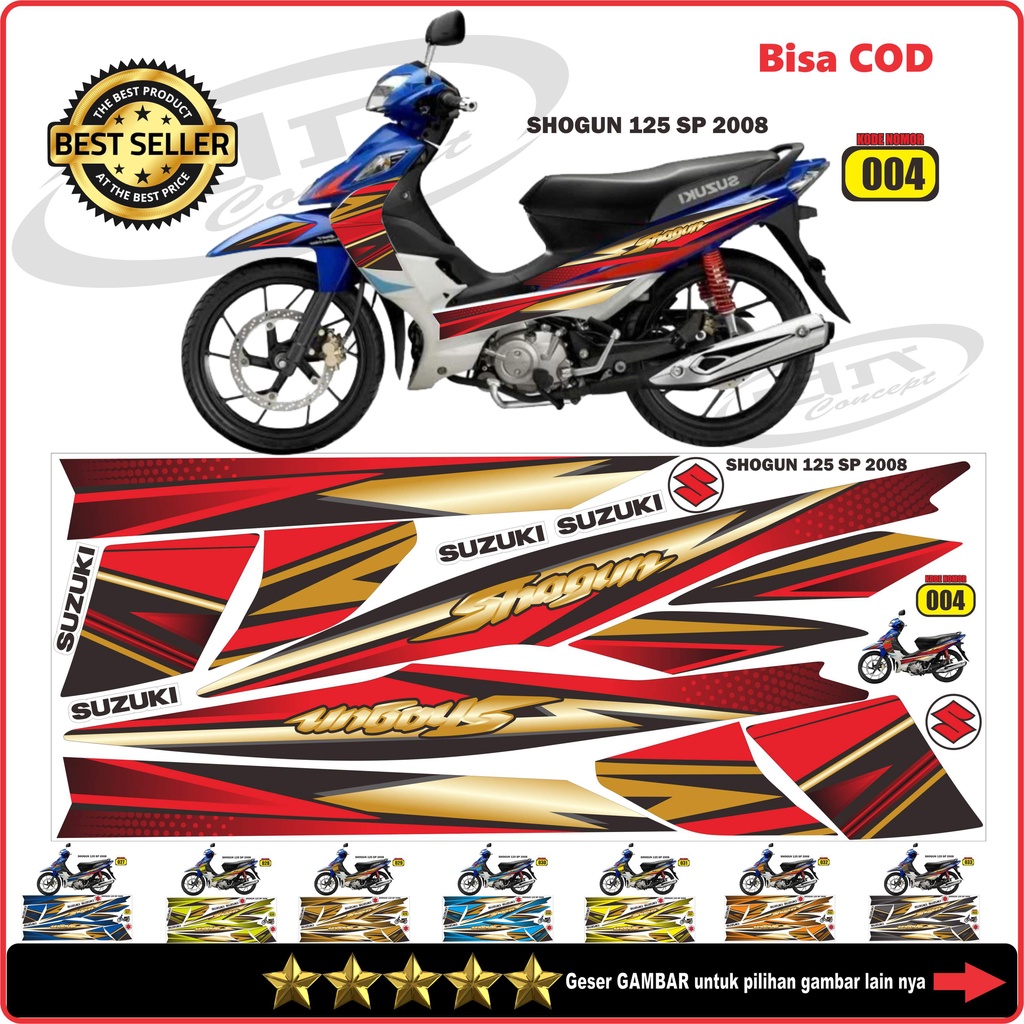 Jual Stiker Striping SHOGUN SP 125 Robot Variasi A Decal Thailook ...