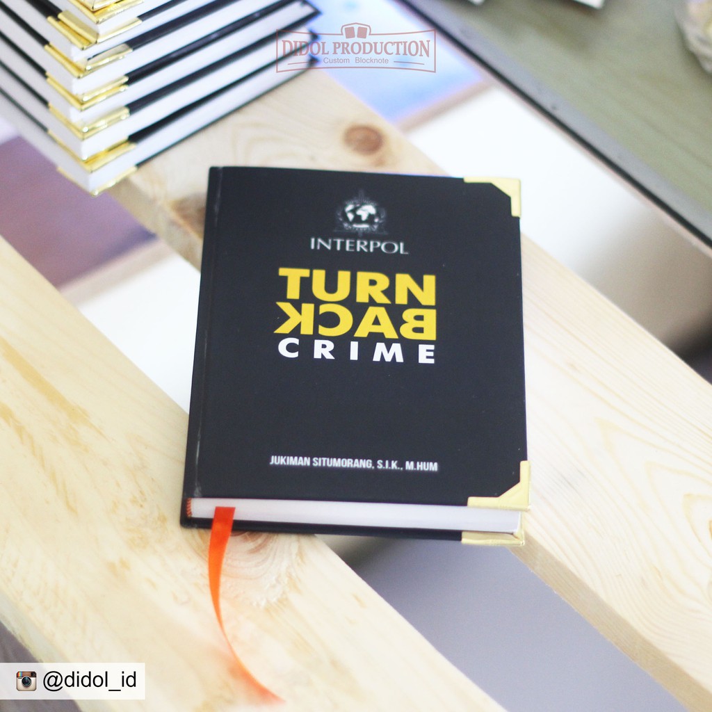 Jual Notebook A5 Polisi Interpol Turnback Crime (Notebook Custom ...