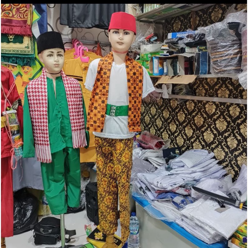 Jual baju Betawi baju adat baju karnaval baju celana cukin sabuk peci ...