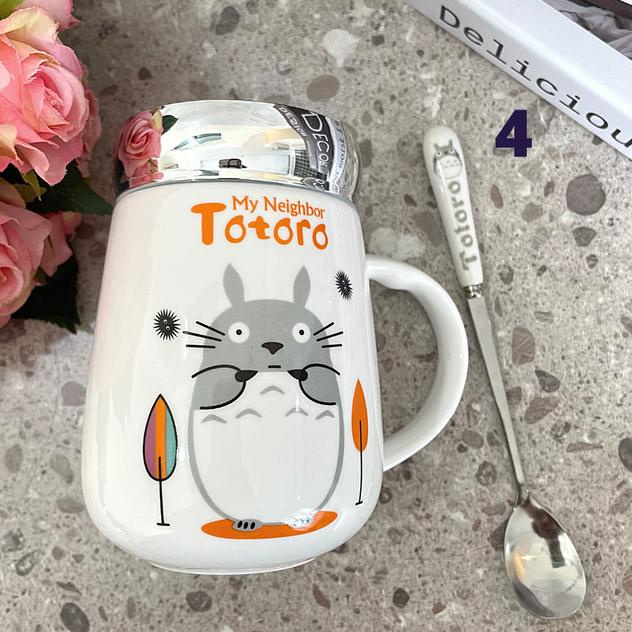 Jual Kualitas Bagus TOFURO Mug Keramik Cute Totoro Tutup Putar| Gelas ...