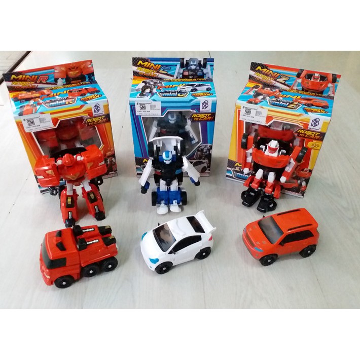 Jual MAINAN TOBOT MINI ROBOT TRANSFORMER TOBOT R TOBOT C TOBOT Z ...