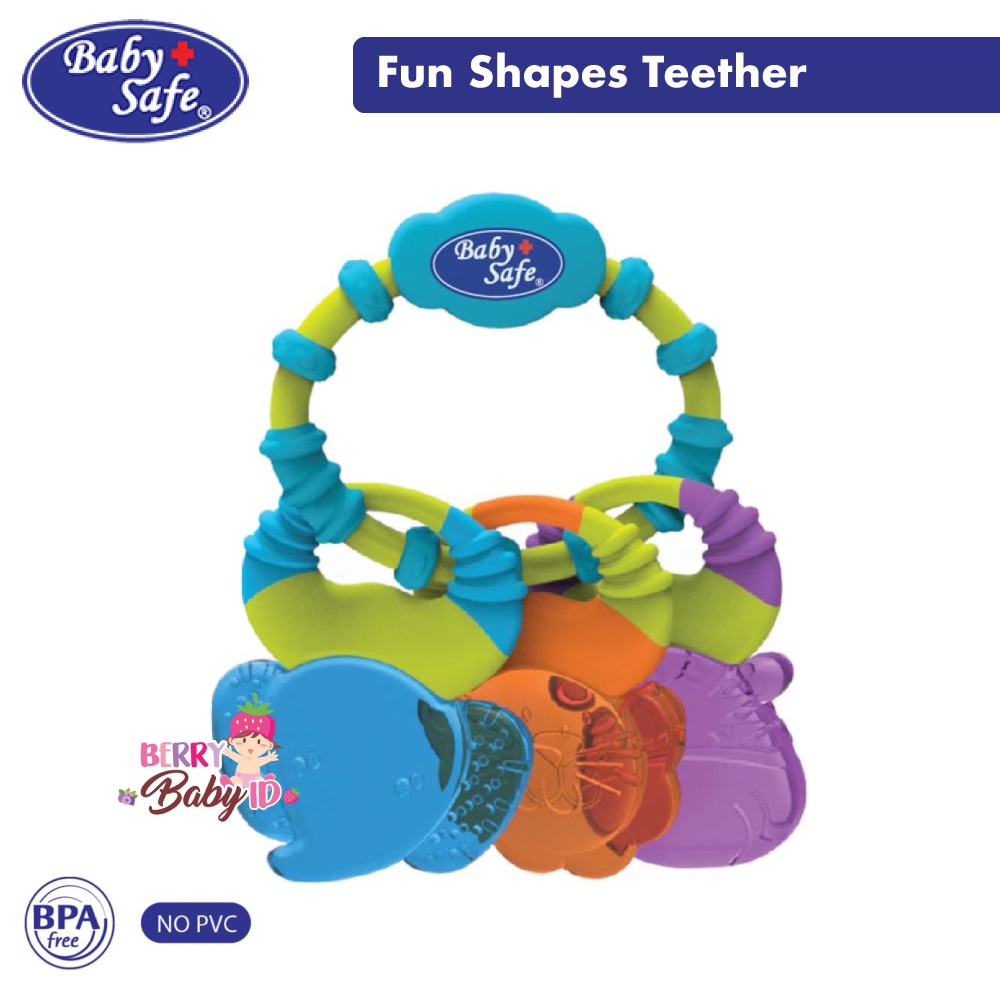 Jual Baby Safe Fun Shapes Teether Gigitan Bayi TT011 Isi Air Steril ...