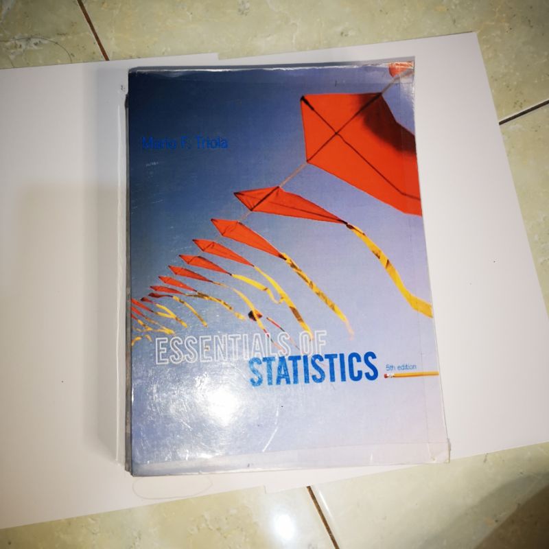 Jual ESSENTIALS OF STATISTICS FIFTH EDITION 5TH TRIOLA STATISTIKA ...