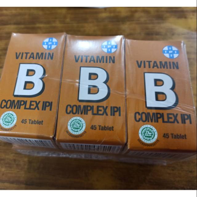 Jual Vit b complex ipi isi 45 tablet | Shopee Indonesia