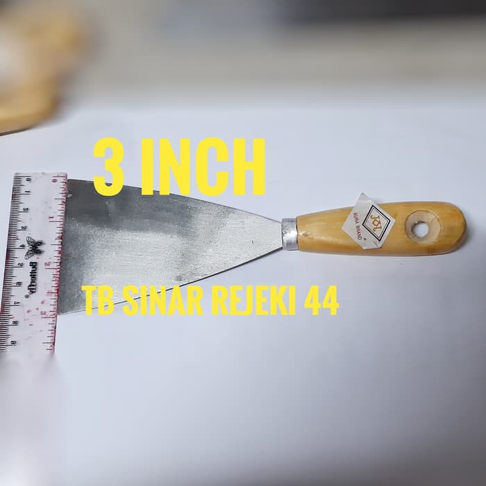 Jual Kapi / Kape Besi Gagang Kayu 3 inch Scraper Besi Gagang Kayu - ASN ...