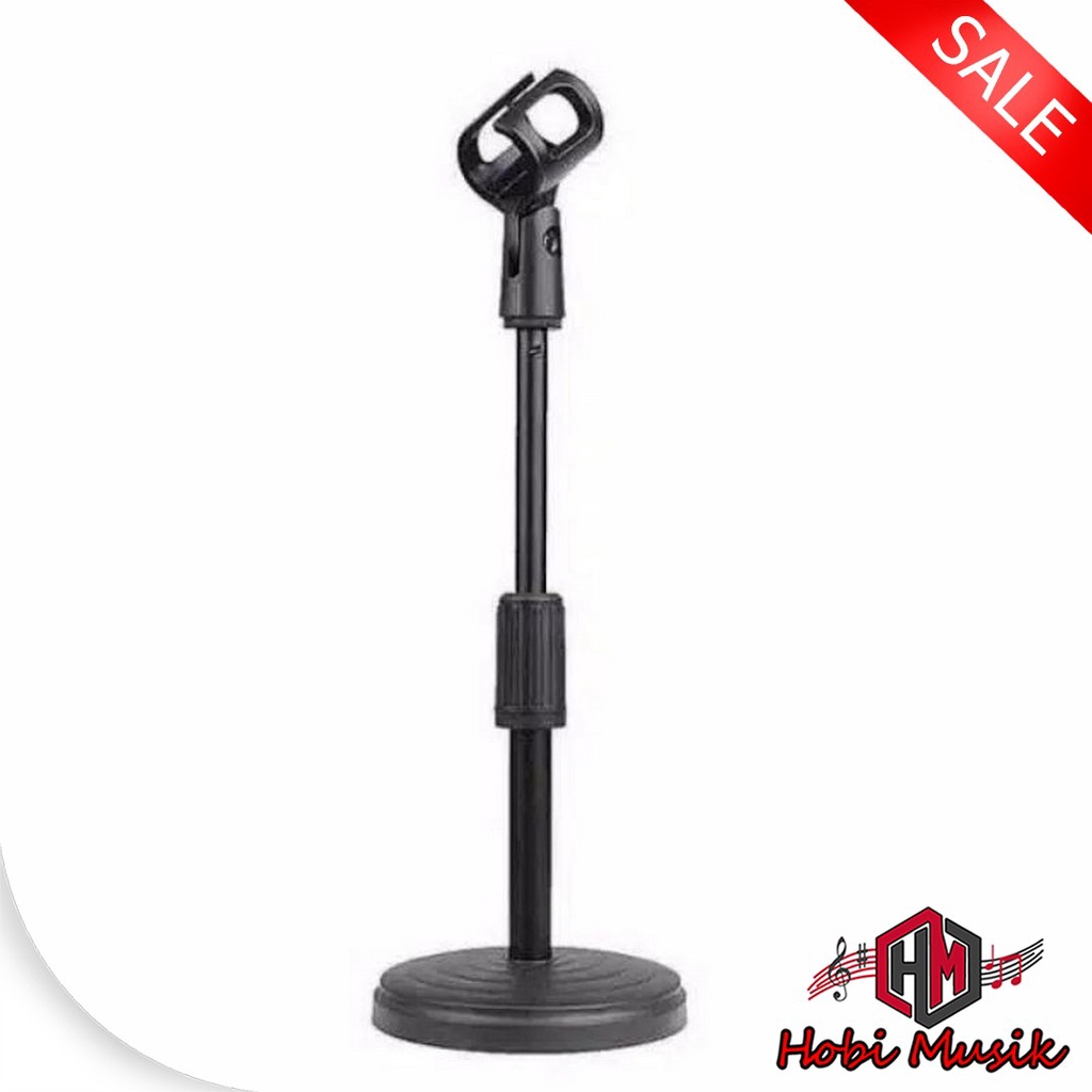 Jual Stand Mic Meja / Dudukan Mic Dengan Kaki Bulat Kualitas Bagus ...