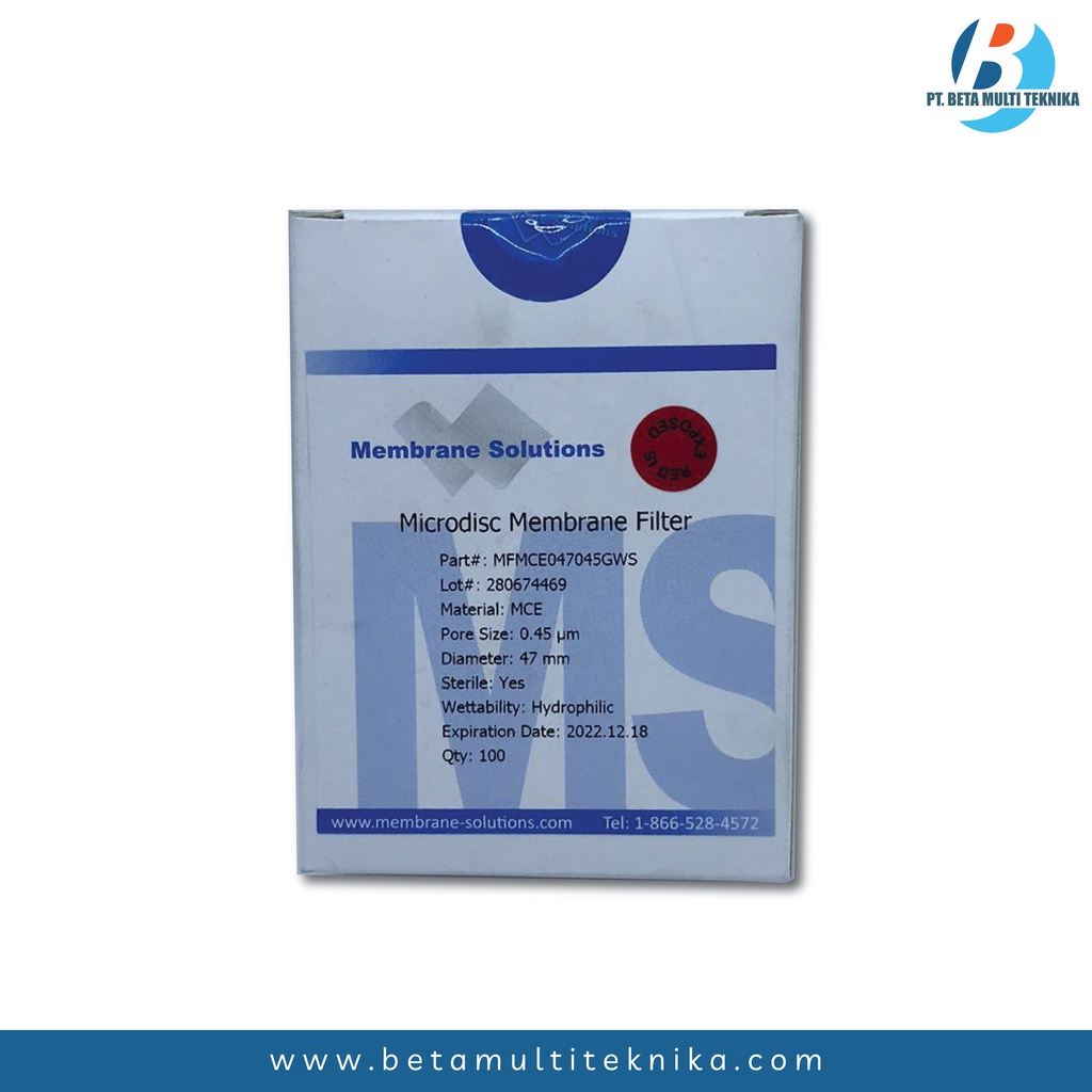 Jual MCE Gridded Microdisc Membrane Filter Hydrophilic - Membrane ...