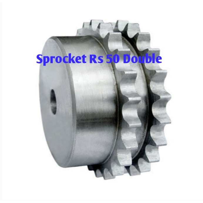 Jual Sprocket RS 50 x 2 x 20 T Gear RS 50-2x20T Rantai Double Gir gigi ...