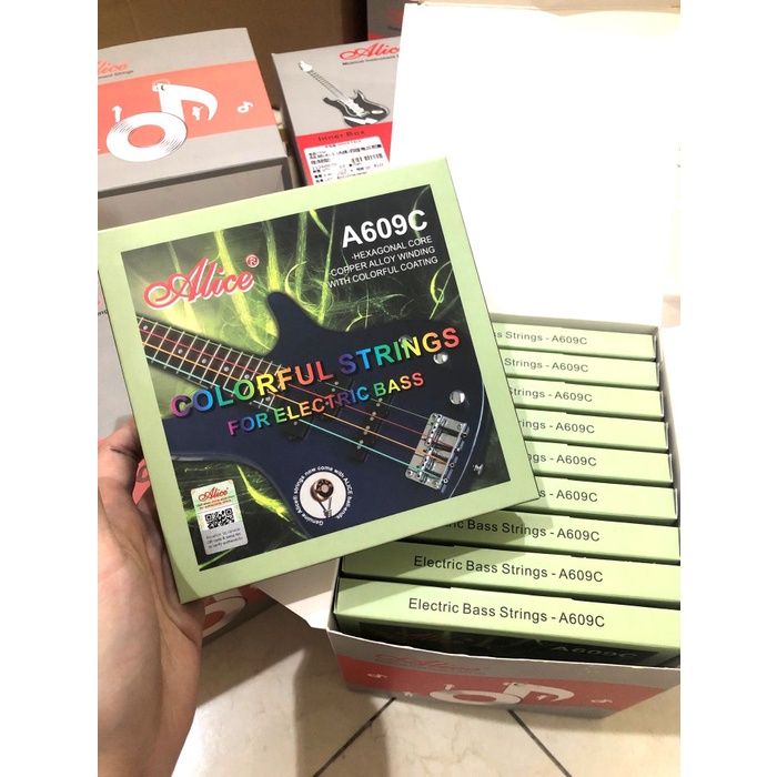 Jual Alice A609C Colorful Bass Strings - Senar Bass Elektrik Warna ...