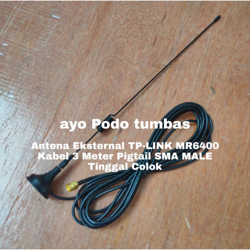 Jual Antena Eksternal Router TP-LINK MR6400 MR100 Kabel 3Meter Pigtail ...