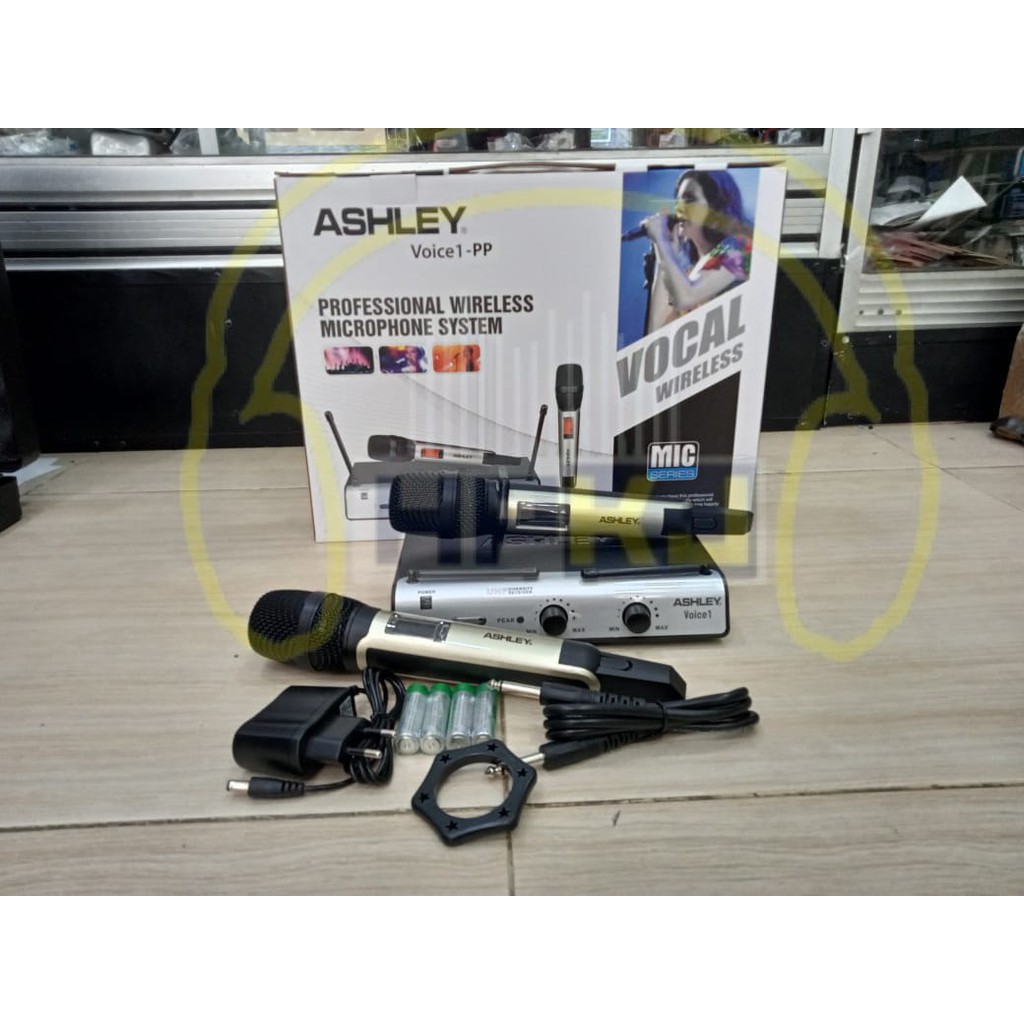 Jual mic ashley voice 1 one mic vocal wireless | Shopee Indonesia