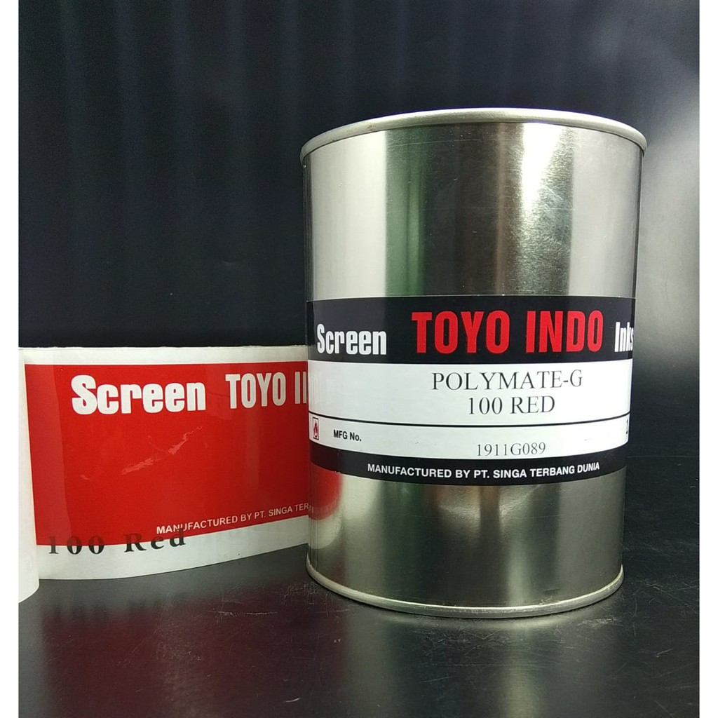 Jual TOYO INDO POLYMATE-G 100 RED 1 KG - TINTA SABLON PLASTIK ...