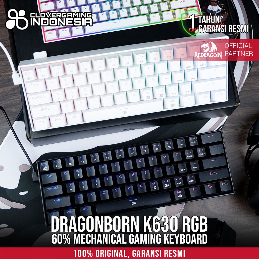 Jual Redragon DRAGONBORN K630 RGB - K630W RGB Mechanical Gaming ...
