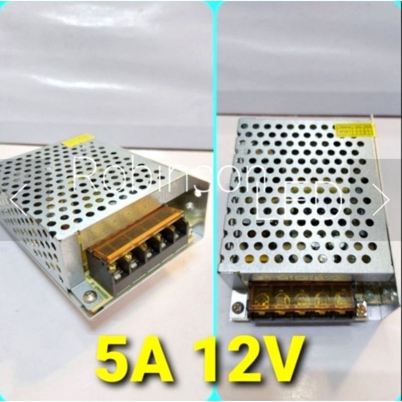 Jual Trafo Adaptor Power Supply 5A 12V Jaring Travo PSU 5 A 5amper Indoor | Shopee Indonesia