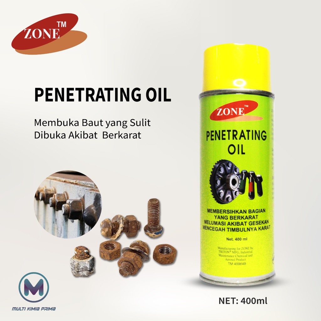 Jual ZONE PEMBERSIH KARAT Penetrating Oil 400ml | Shopee Indonesia